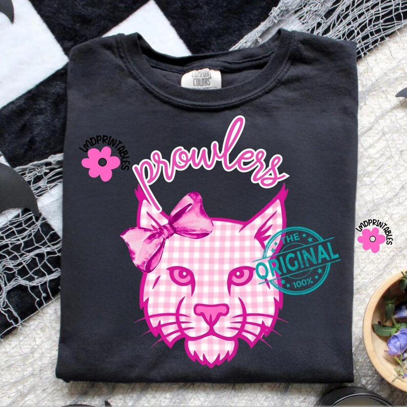 Prowlers PNG, Pink Gingham Prowlers Football Png, Preppy Prowlers Shirt ...