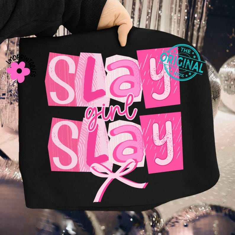 Slay Girl Slay Png, Preppy Girl Png, Girl Power Png, Positivity Png ...