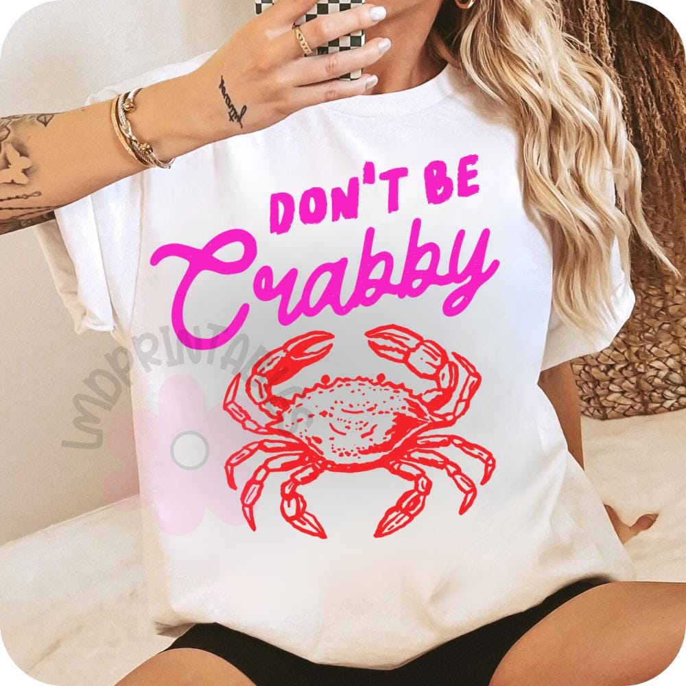 Crab Png, Beach Png, Funny Png, Don't Be Crabby Png, Vacation Png ...