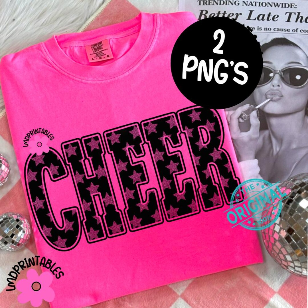 Cheer Png, Preppy Cheer Shirt Sublimation, Cheerleader Png, Distressed ...