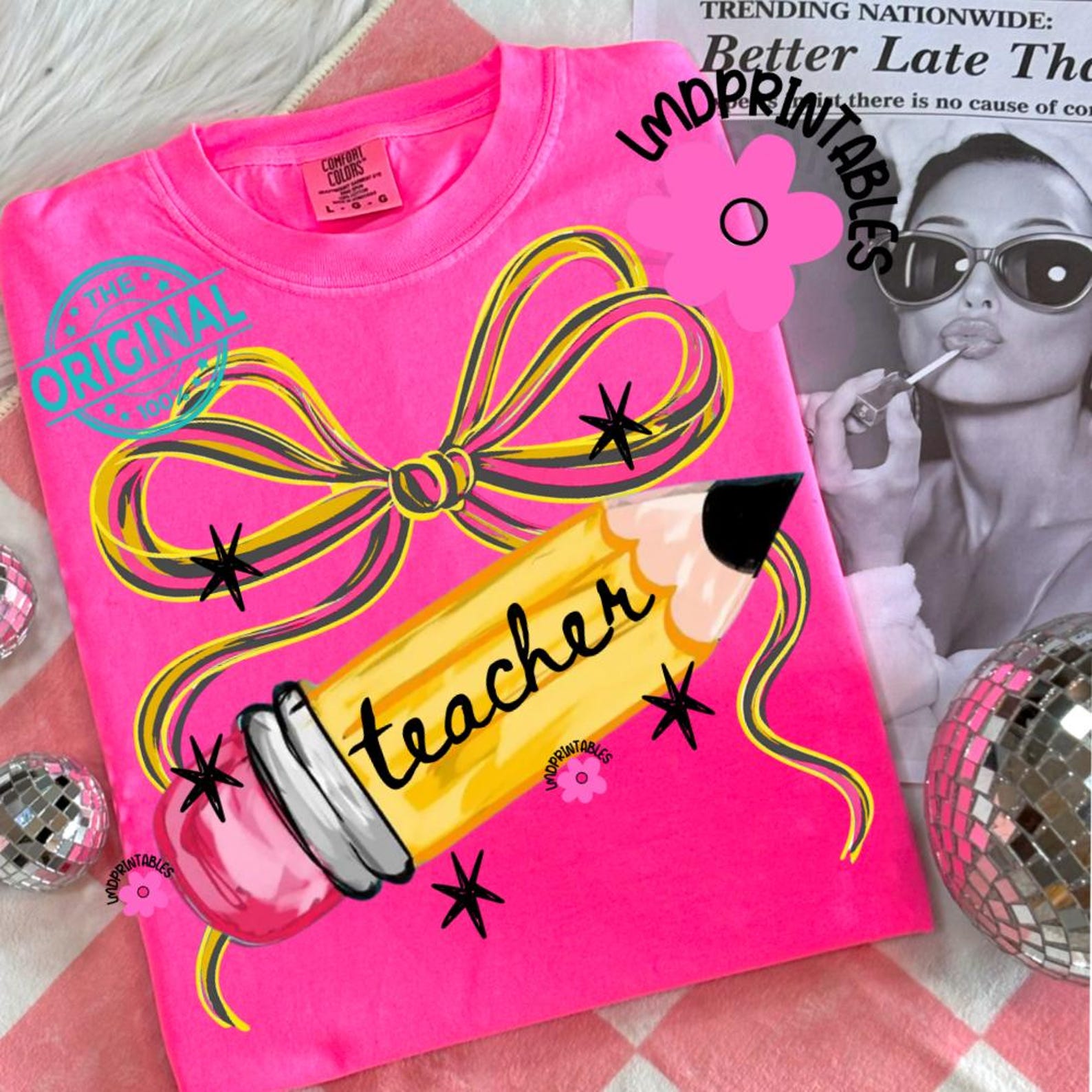 Preppy Teacher PNG Back to School Png, Coquette Teacher Shirt Png ...