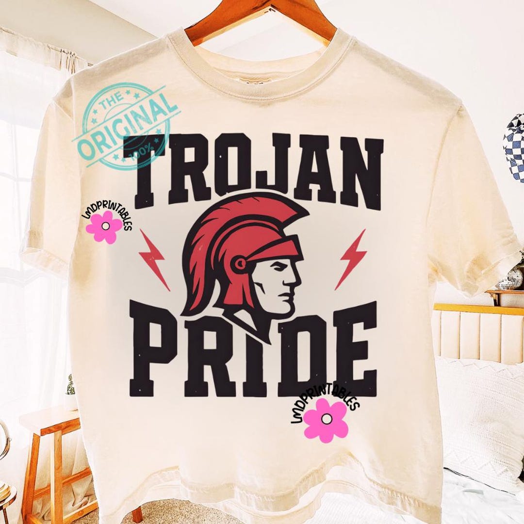 Trojan Pride PNG, High School Trojans Football Png, Trojan Pride Shirt ...