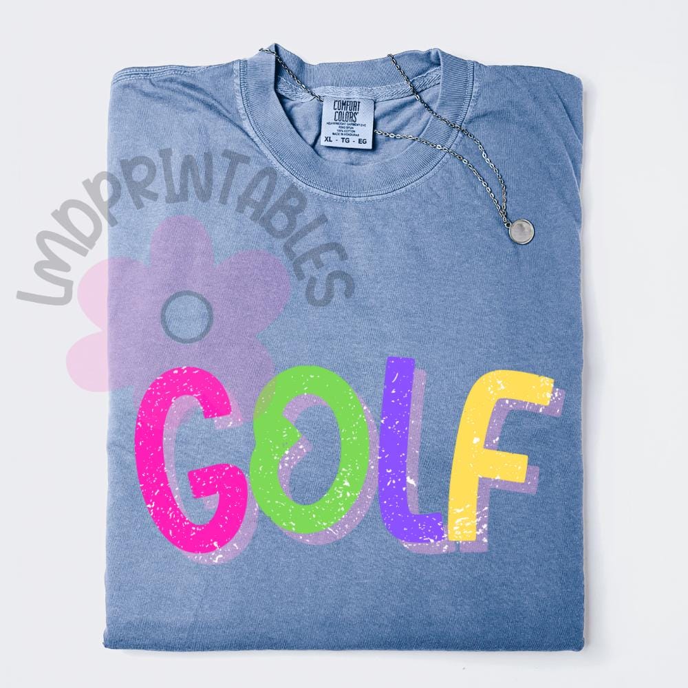 Golf PNG, Digital Download Golf Design Png File, Sublimation DTF Design ...