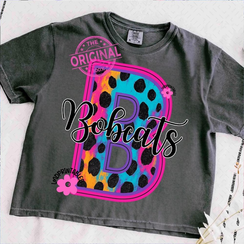 Bobcats PNG, High School Bobcats Football Png, Neon Bobcats Shirt Png ...