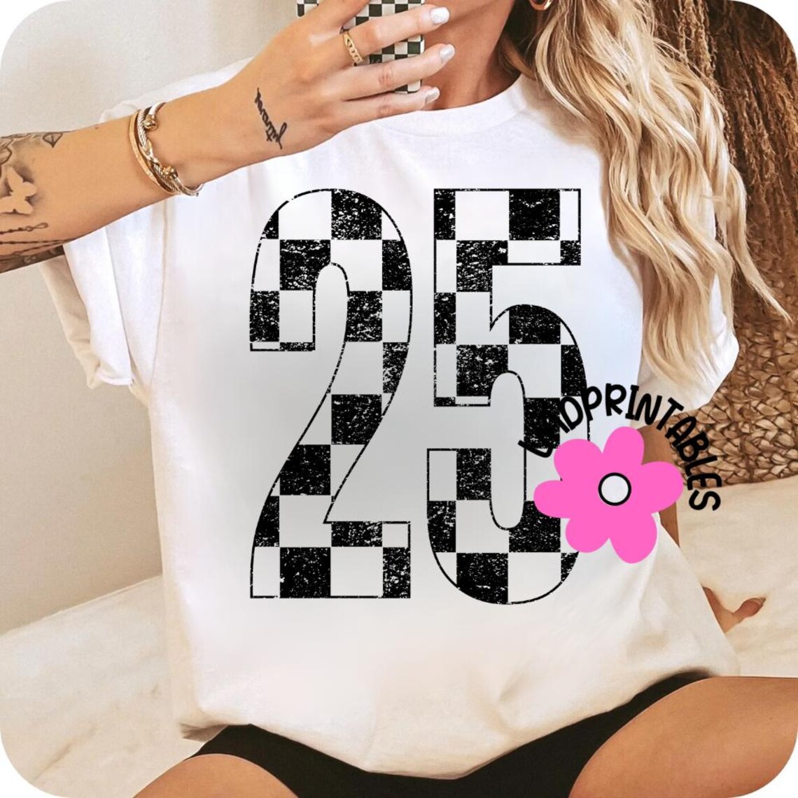 Number 25 PNG Sport Number 25 Png Jersey Number Template Checkered ...