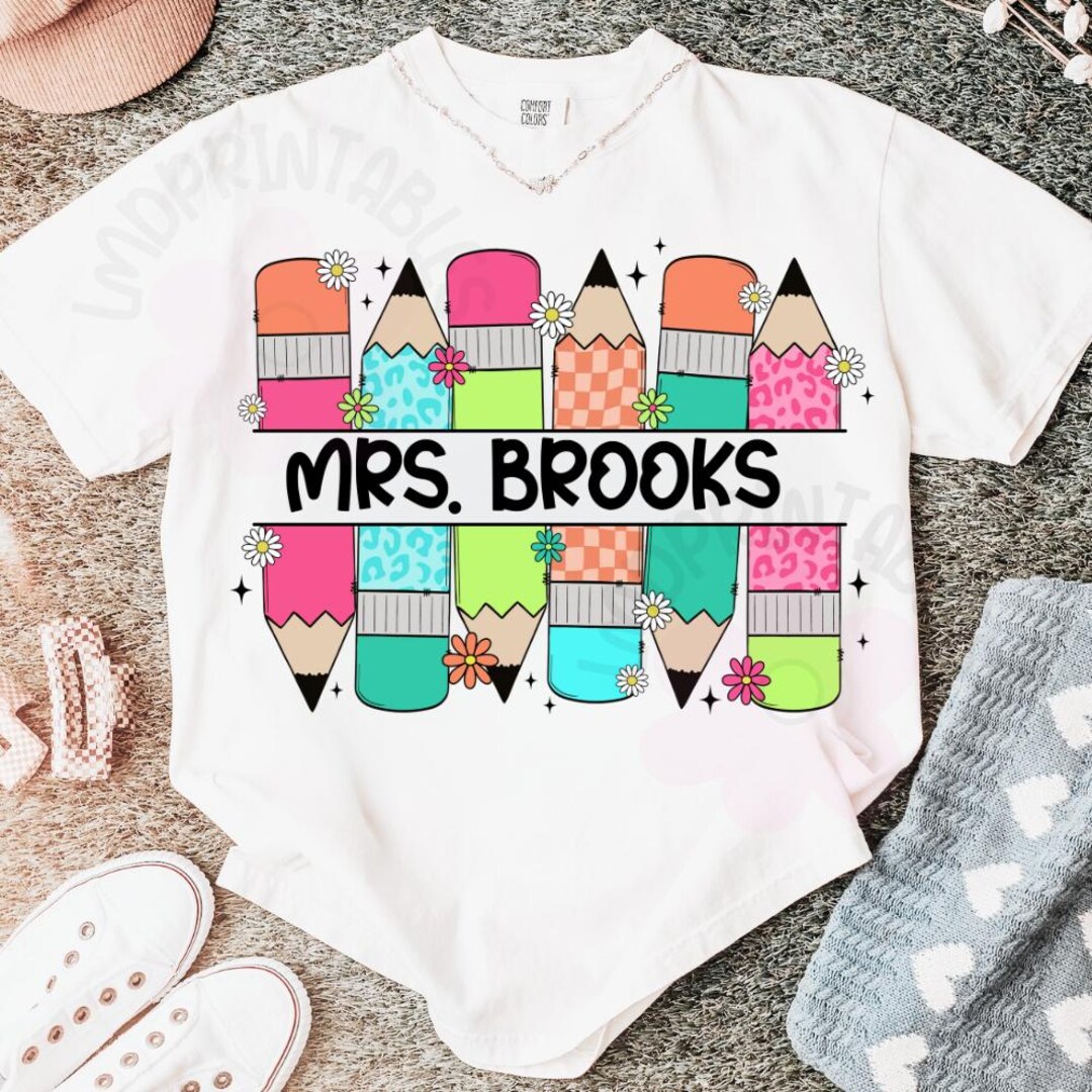 Custom Pencil Teacher Name Png Custom Design Custom Name of Teacher Png ...