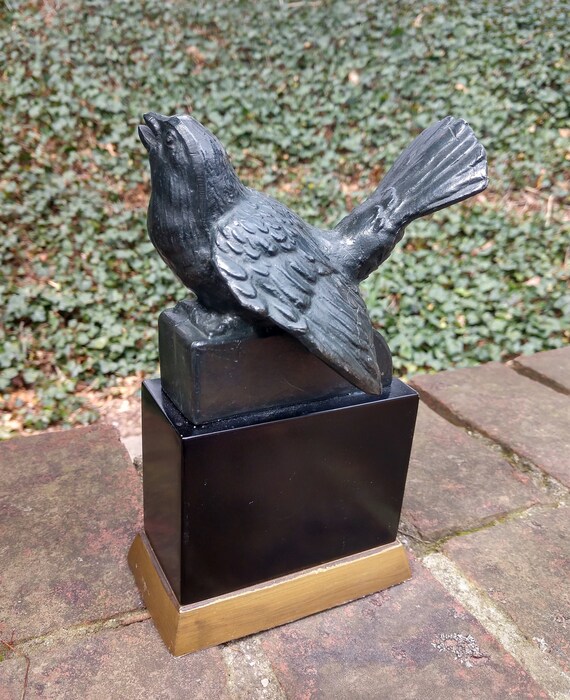 Home Décor Home & Living Cast Iron Song Bird Statue etna.com.pe