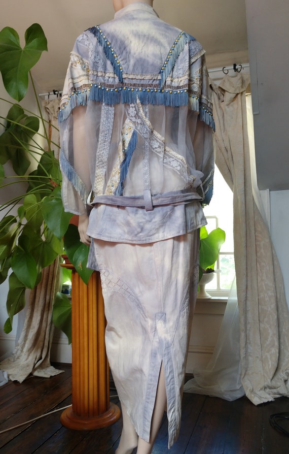 Vintage Maick Harold Paris Jacket and Skirt Ensemble - Gem