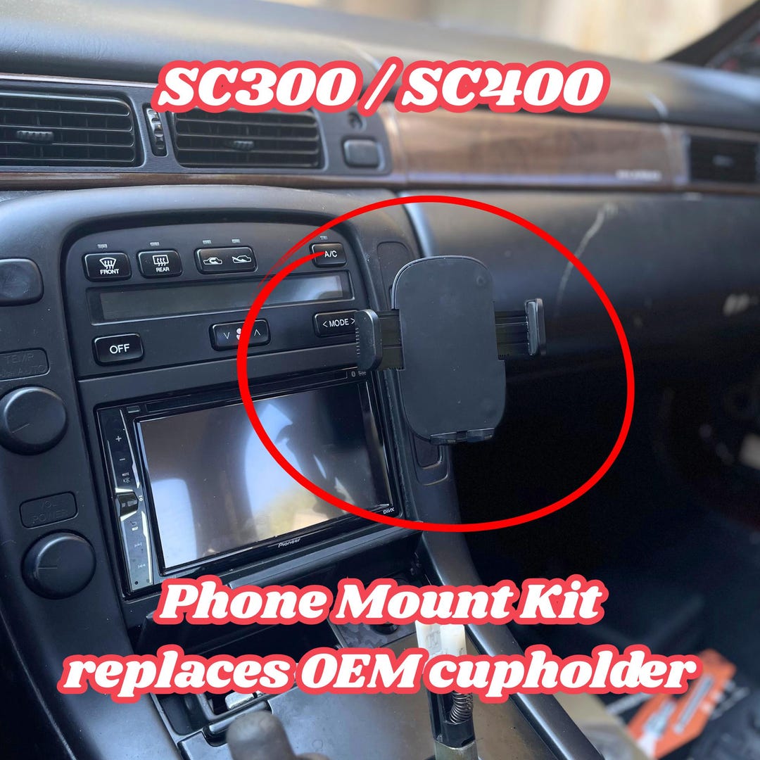 Lexus SC300 SC400 Phone Mount Kit Metal Reinforced - Etsy UK