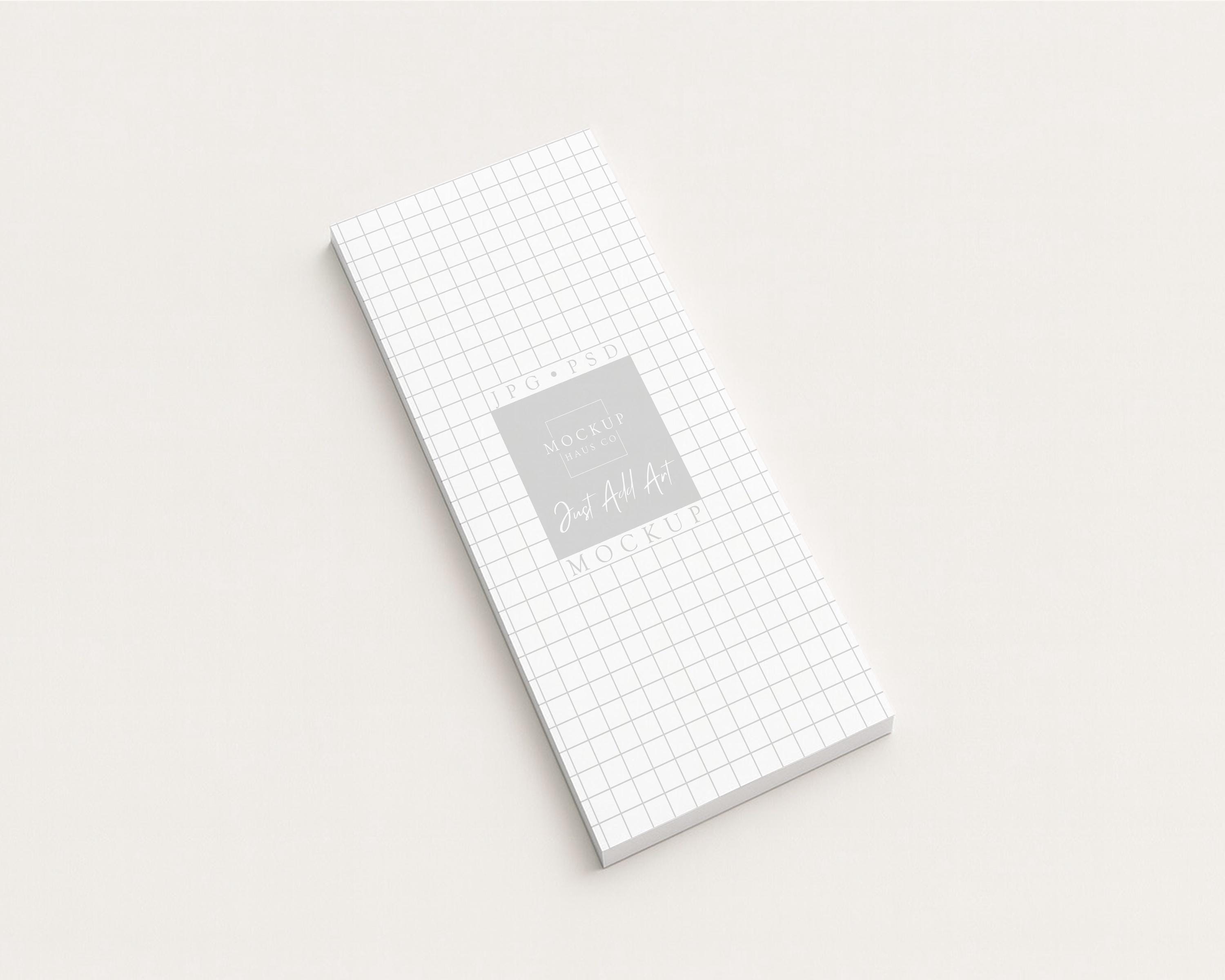 Notepad Mockup 4.25x9
