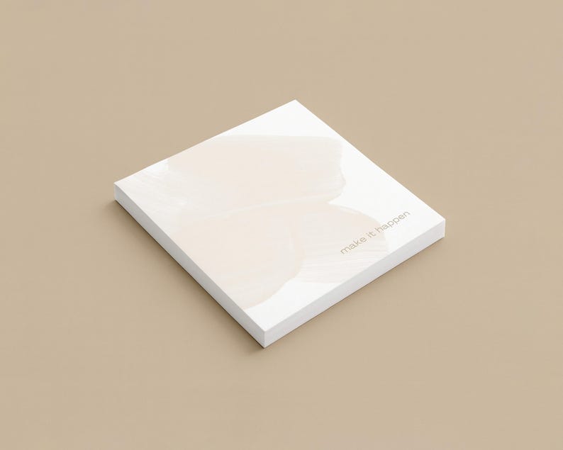 Square Notepad Mockup Note Pad Mockup Notepad Mock up Pad of Paper Mock ...