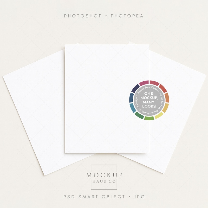 Worksheets Mock Up - Etsy