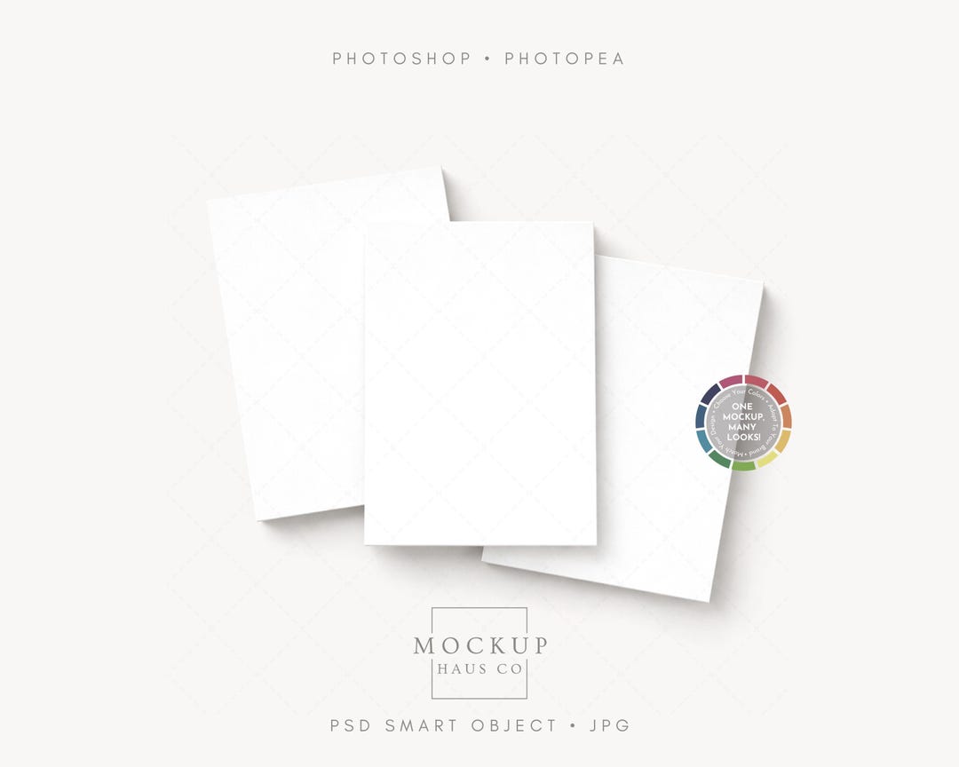 Set of 3 Notepad Mockup PSD | 5x7/a5/a6 Notepads Mockup | Color ...