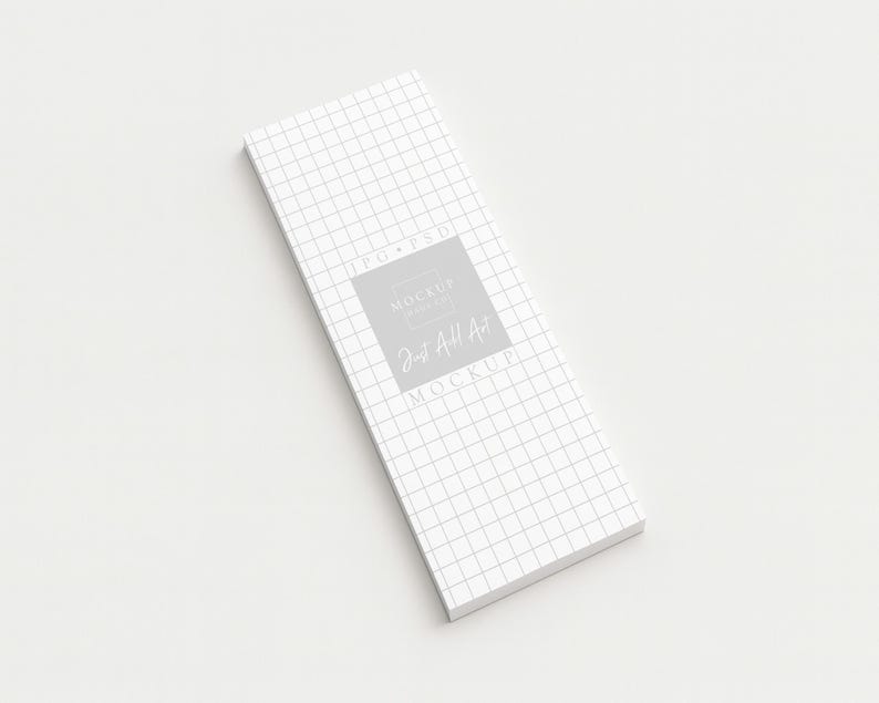 Notepad Mockup 3.5x8.5