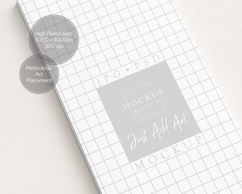 Mockup de bloco de notas 4,25x9" Mockup de bloco de notas Mockup de ...