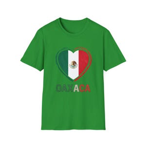 Playera Oaxaca Con Corazón Tricolor Mexico Pa' Los Que Llevan Sus ...