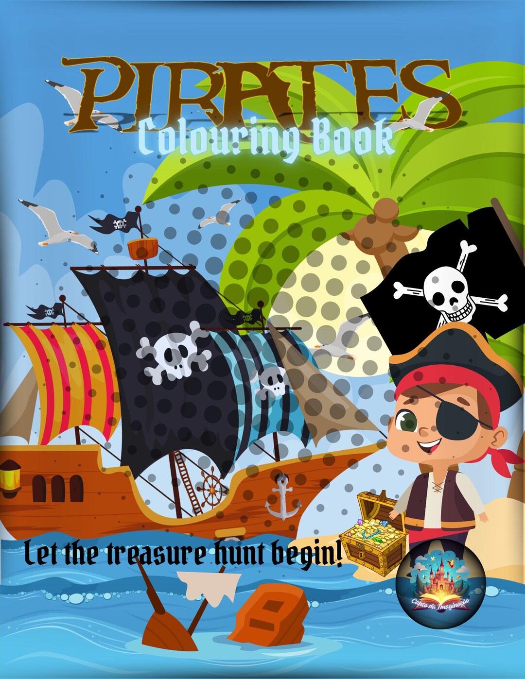 Coloring Book Pirates - Etsy