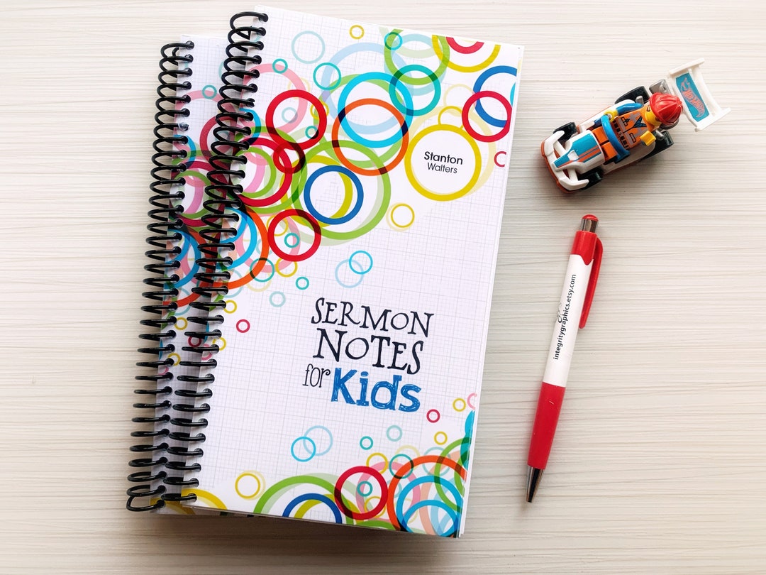 Personalized Sermon Notes Notebook for Kids: Church Journal - Etsy