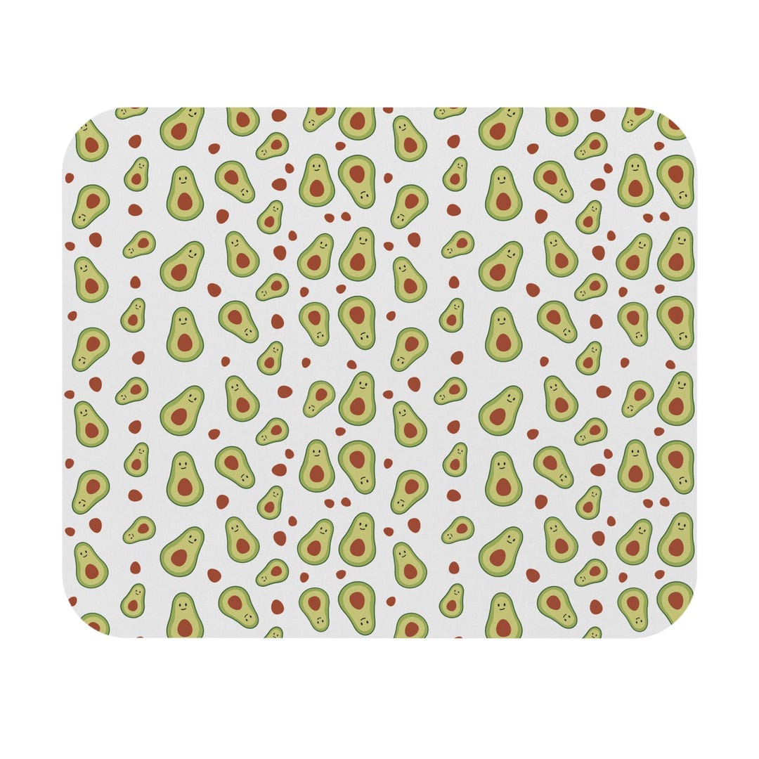 Avocado Trendy Mouse Pad, Cute Desk Accessory, Gift for Food Lovers ...