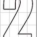 Printable Number Stencil Set 0-9: Giant DIY Party Decor (PDF + SVG ...