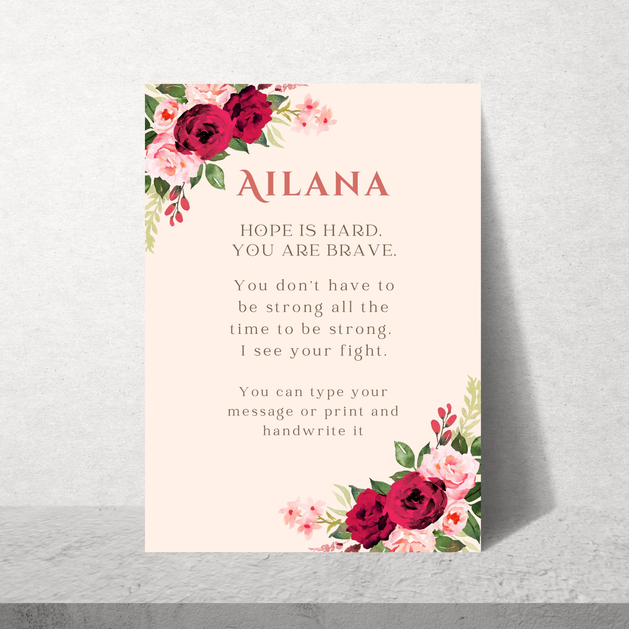 IVF Encouragement Cards: Printable Fertility Support Templates (digital ...