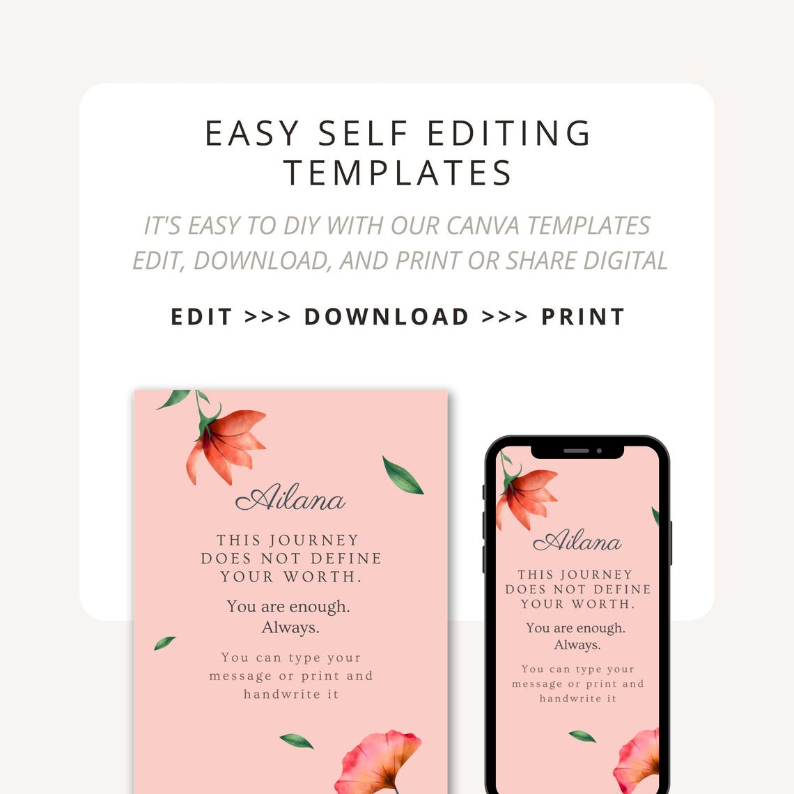 IVF Encouragement Cards: Printable Fertility Support Templates (digital ...