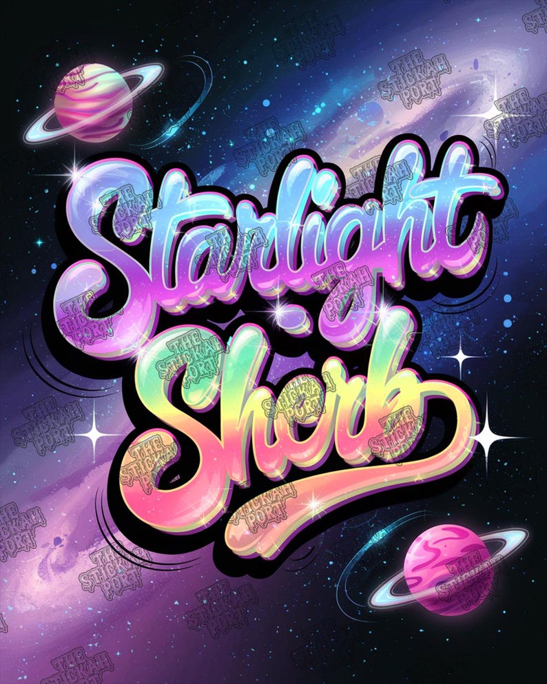 Starlight Sherb Mylar Bag Design – Tropical Candy Style Digital Label ...