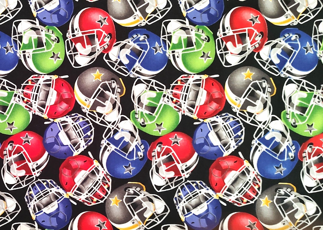 Football Fabric Football Helmets Material Love of the Game Cotton ...