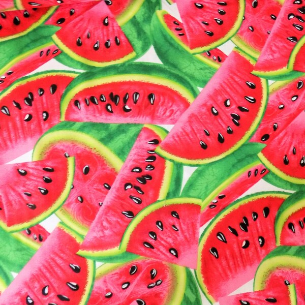 Watermelon Fabric - Etsy