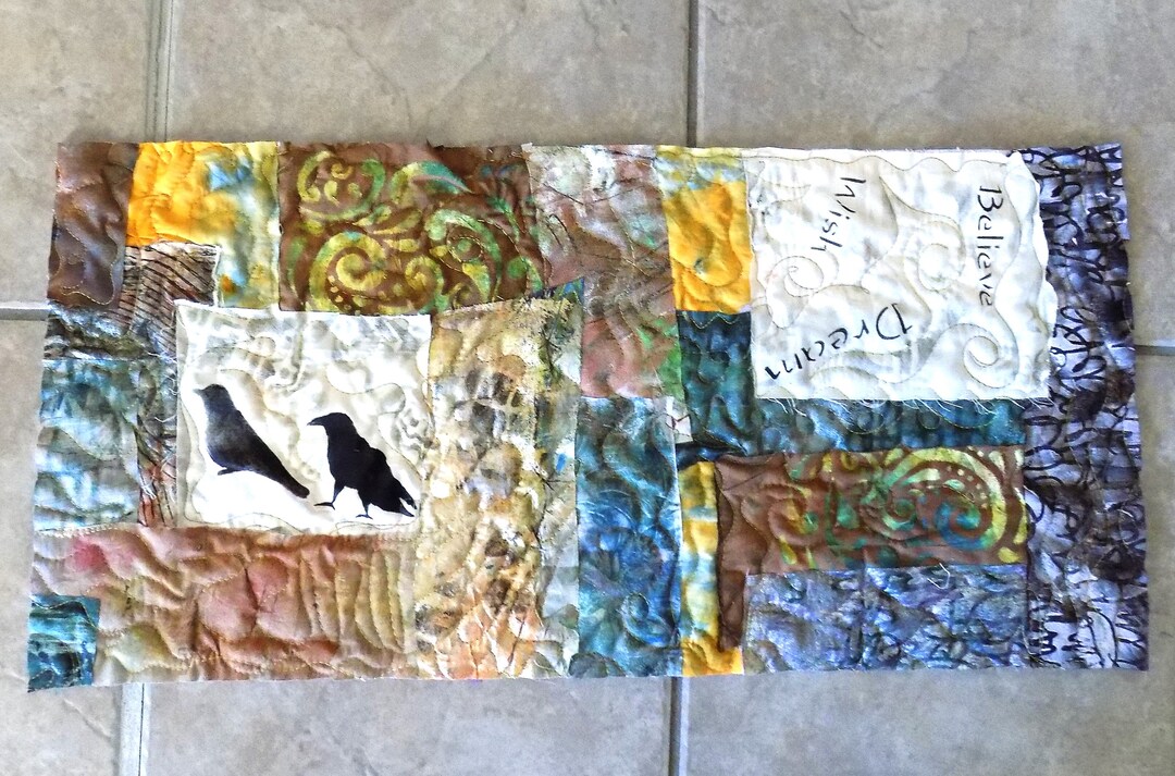 Fiber Art Unfinished Textile Art - Etsy