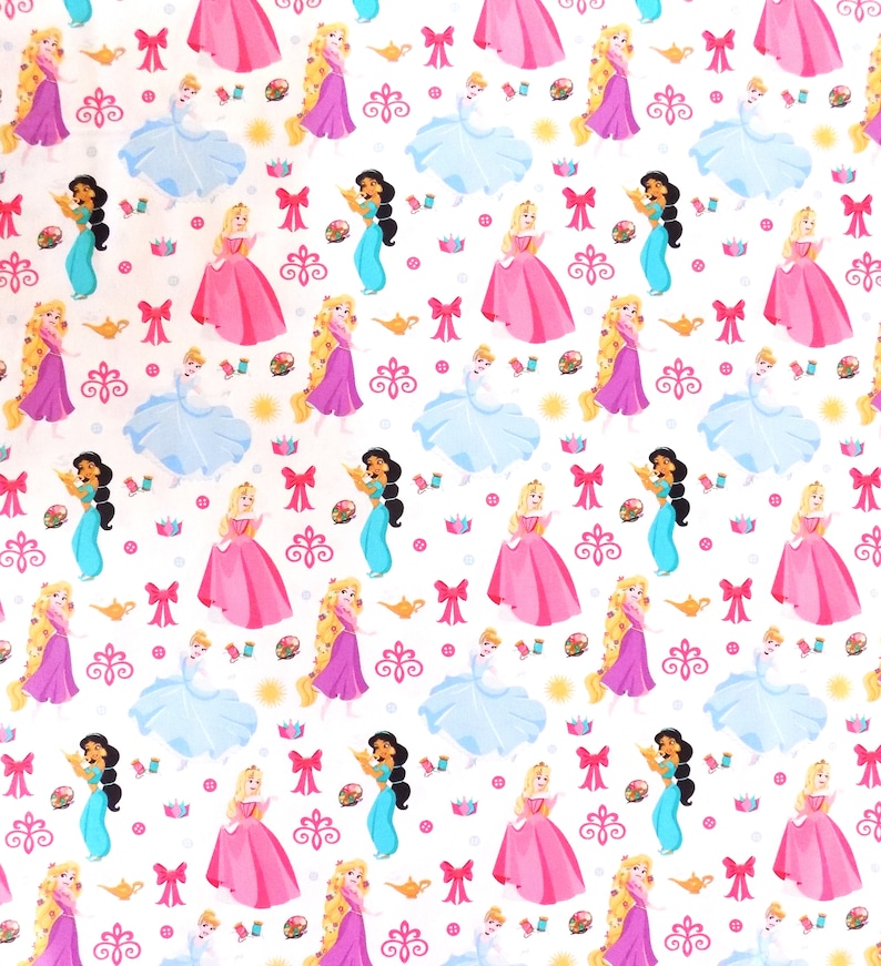 Princess Fabric Disney Princess Icon Packed From Spring Supply - Etsy