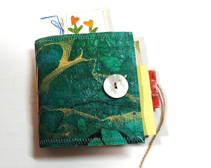 Handmade Mixed Media Junk Journal: Small Scrapbook for Memories - Etsy