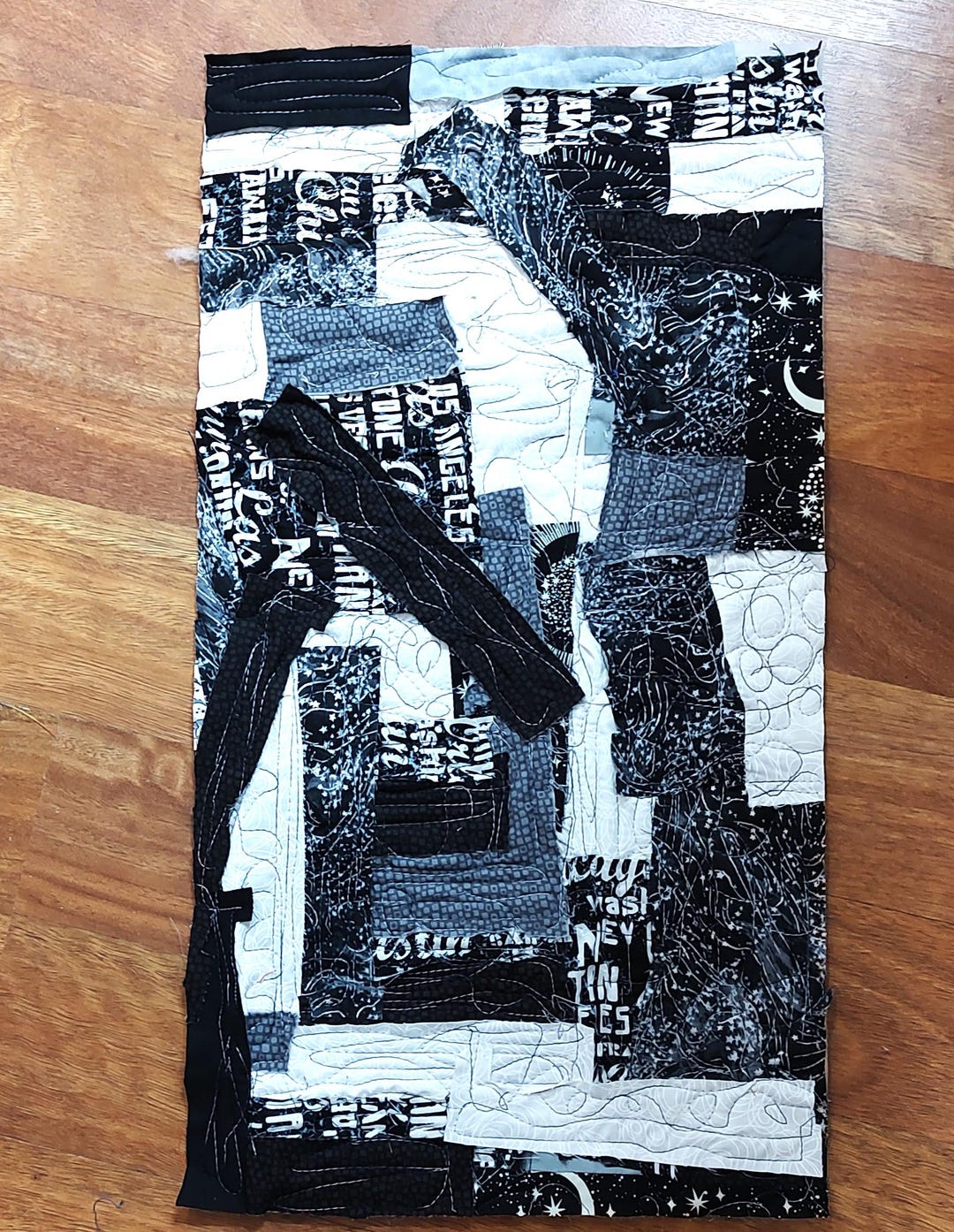 Fiber Art: Unfinished Textile, Quilted DIY Piece - Etsy