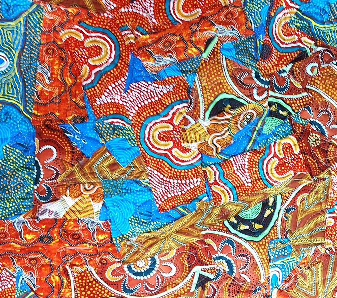 Fiber Art: Unfinished Textile, Quilted DIY Piece - Etsy