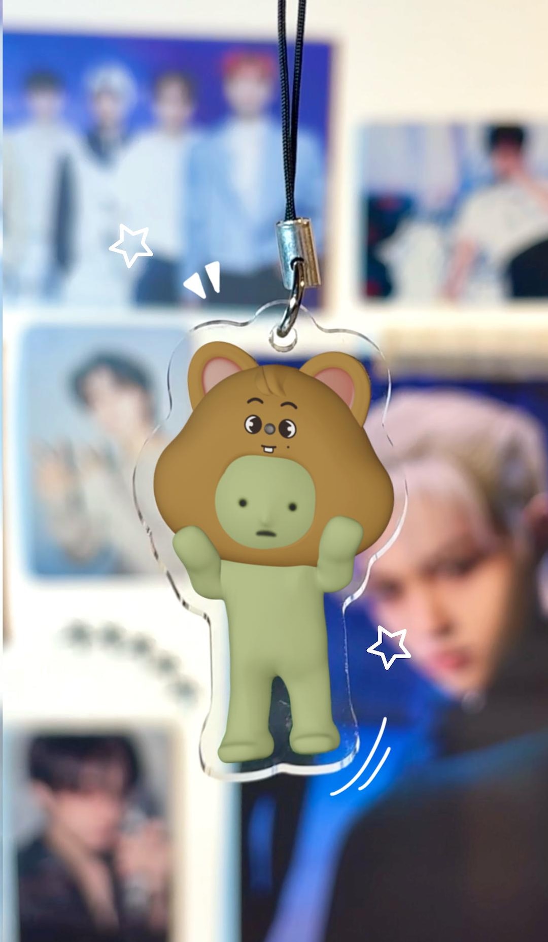 Han Quokka X Smiski Phone Charm | Han Jisung, Stray Kids, Skzoo ...