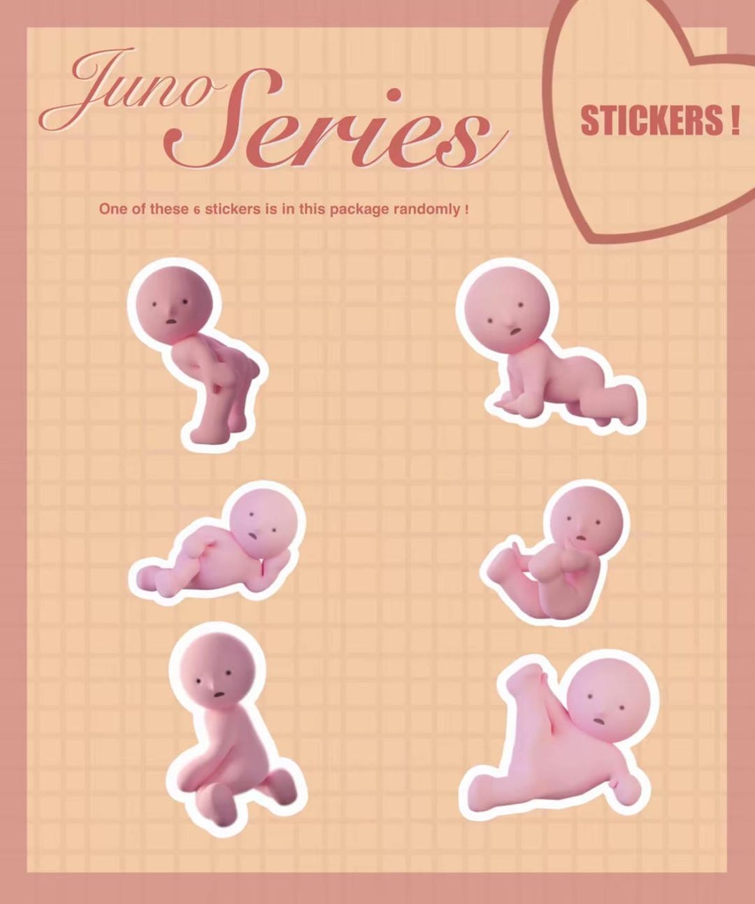 SMISKI JUNO STICKER Blind Box - 1 Sticker Picked Randomly - Etsy