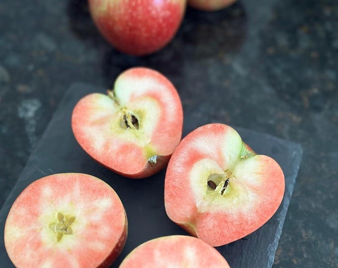 3 Pounds of Fresh Lucy Rose Apples, Rare and Hard to Find Pink Apple - Etsy