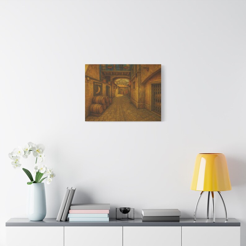 Counter Strike Inferno Banana Oil Painting Style Canvas - Etsy