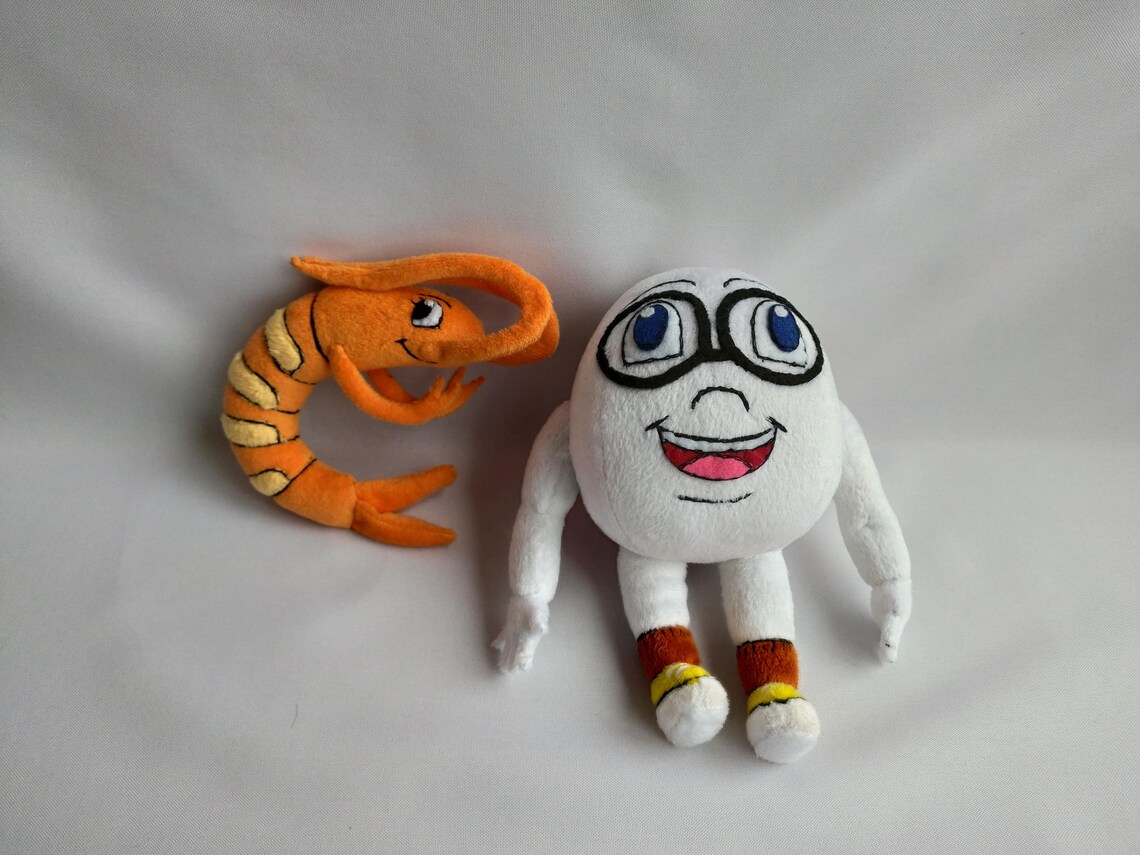 Custom Sprunki Plush Figure: Colorful Pyramid Creature, Handmade Soft ...