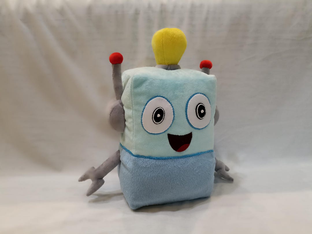 Custom Plush Robot Toy: Personalized Minky Robot Figure - Etsy
