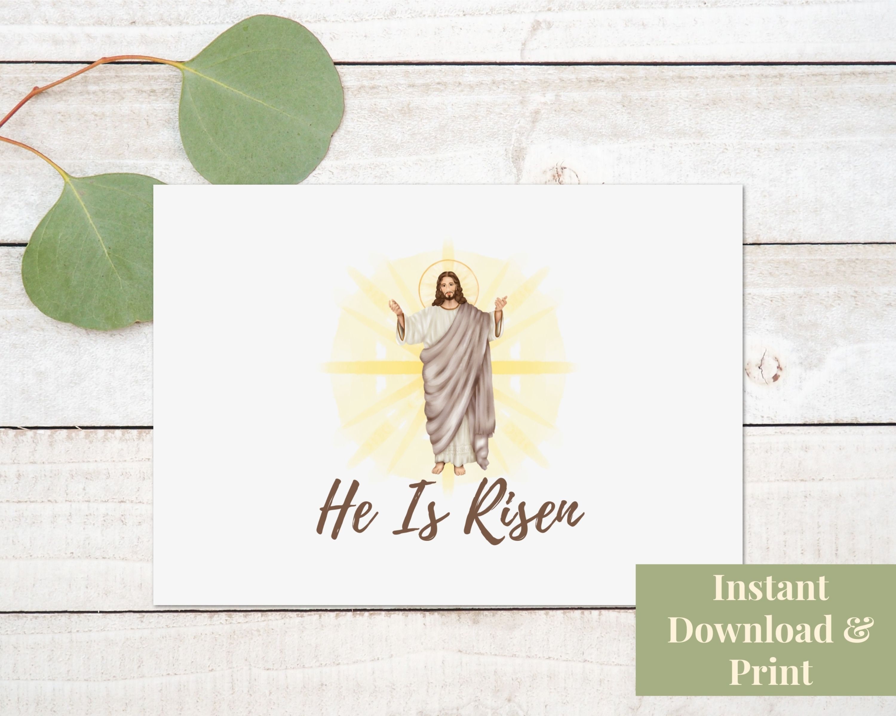 Printable Religious Easter Card, Religious Easter Card Printable ...