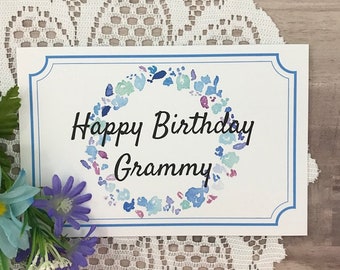 Birthday Card for Grammy Card for Grammy Greeting Card for - Etsy