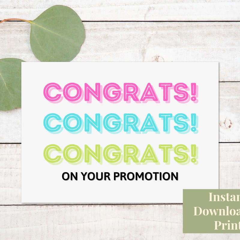 Congratulations Card - Etsy