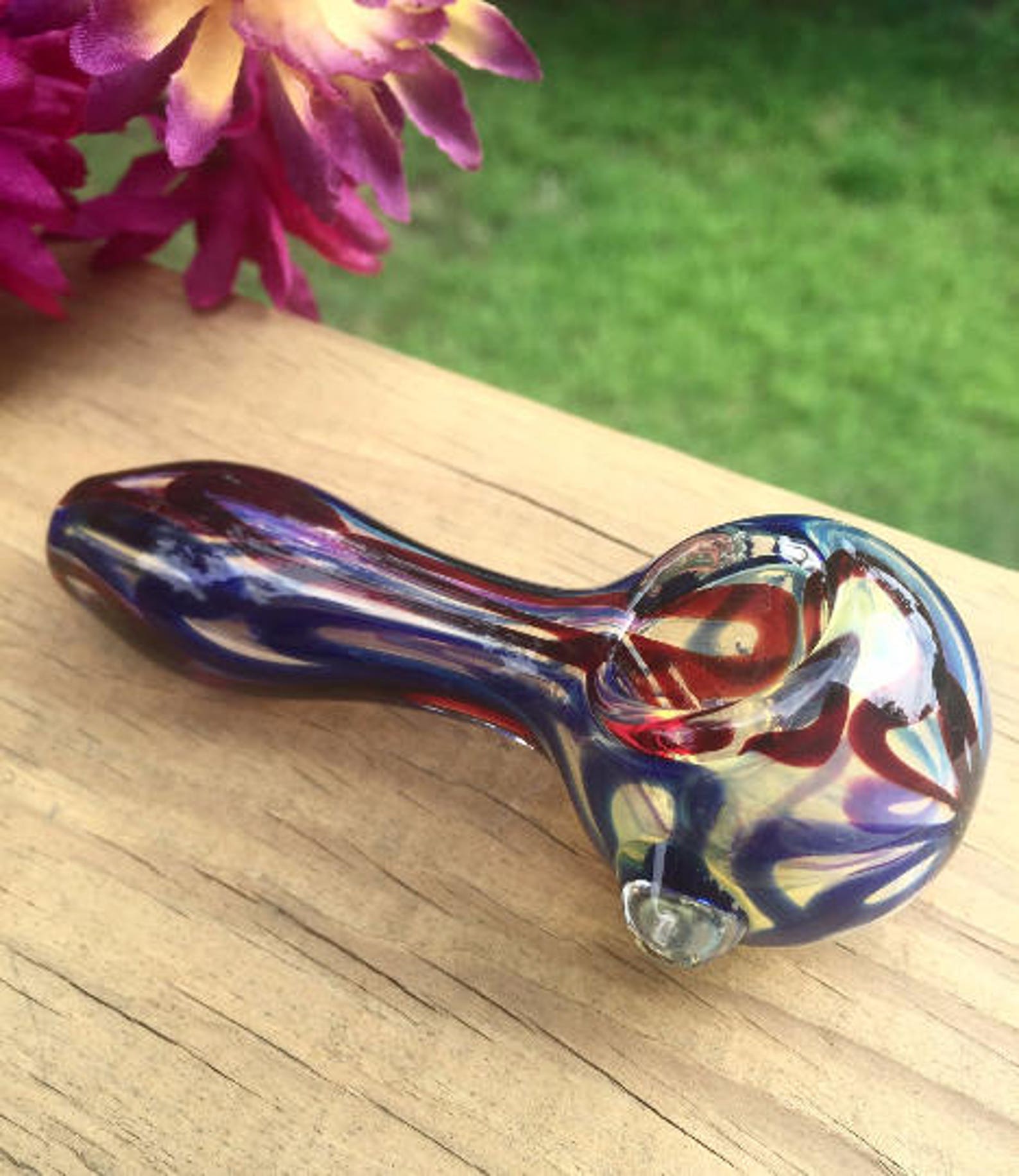 Neon Inside Color Changing Pipe, Glass Pipes, Cool Pipes, Unique Pipes ...