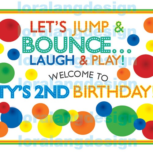 DIY Printable Bouncy Ball Birthday Party Favor Tags INSTANT - Etsy Canada