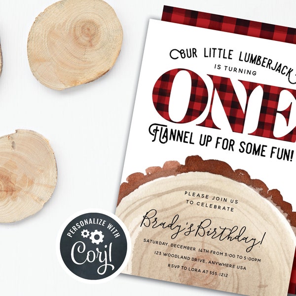 Lumberjack First Birthday - Etsy