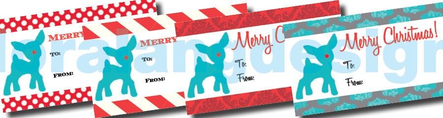 Printable Vintage Rudolph Christmas Party Mini Candy Bar | Etsy