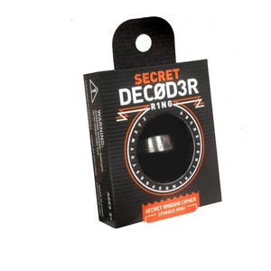 Secret Decoder Ring - Secret Window Cipher - Etsy
