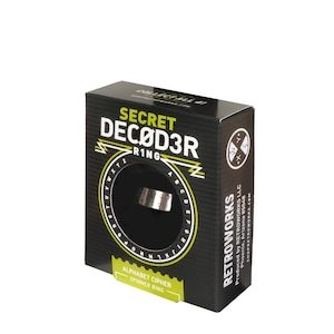 Secret Decoder Ring - Alphabet Cipher - Etsy