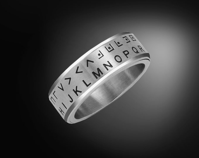 Secret Decoder Ring Pig Pen Cipher - Etsy